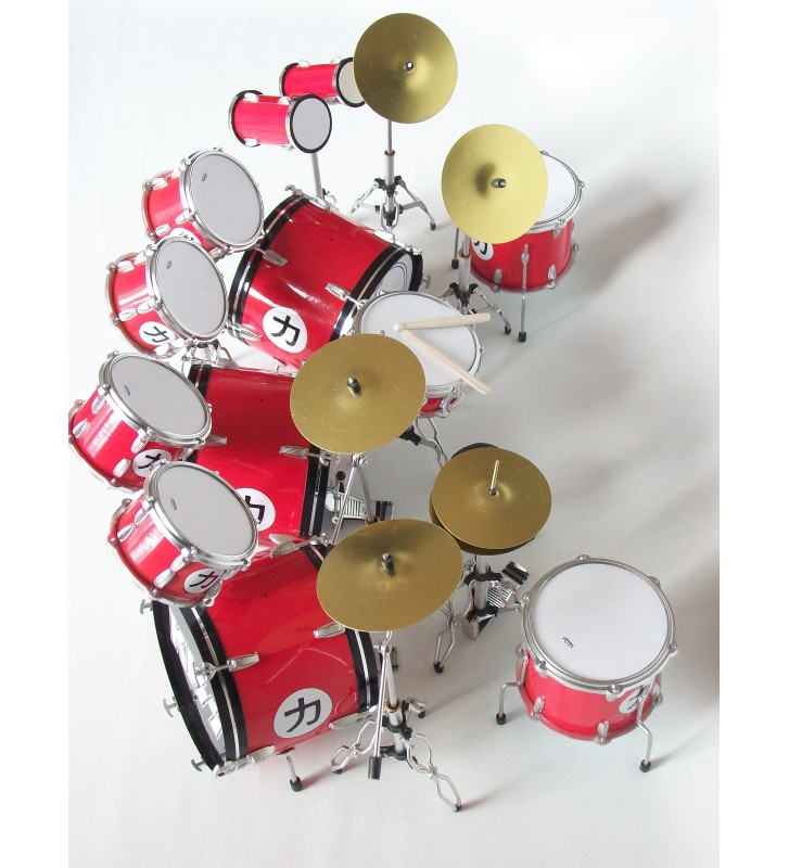 Batterie miniature Ludwig Kanji de Eric Carr - KISS