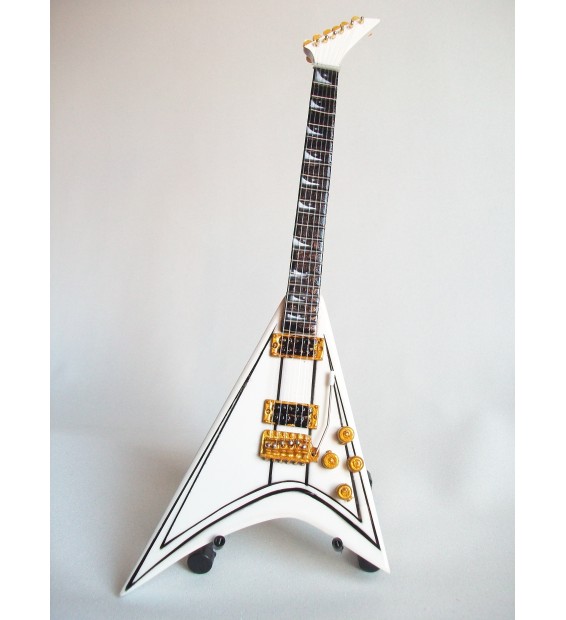 Guitare miniature flying V Jackson RR3 de Randy Rhoads