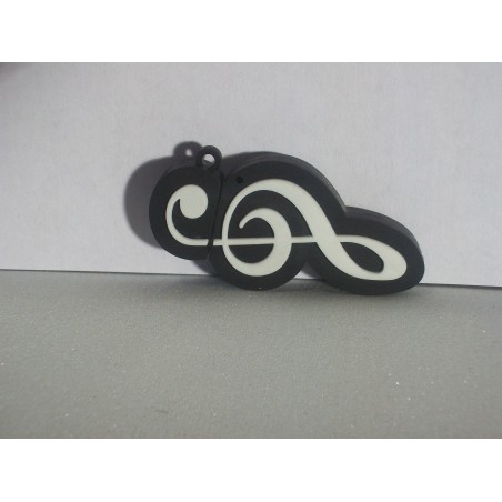 Clé USB en forme de Clé de Sol